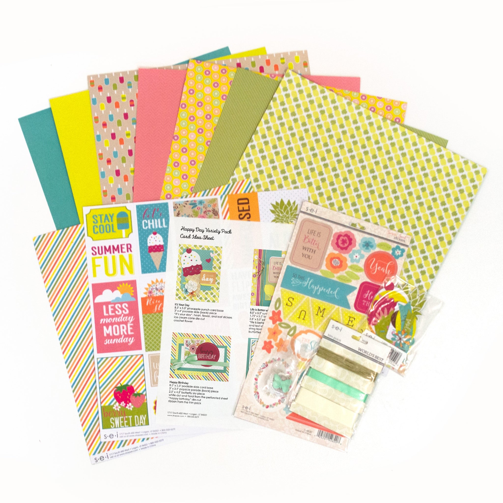 3-7068 Happy Day Bundle Pack – SEI Crafts