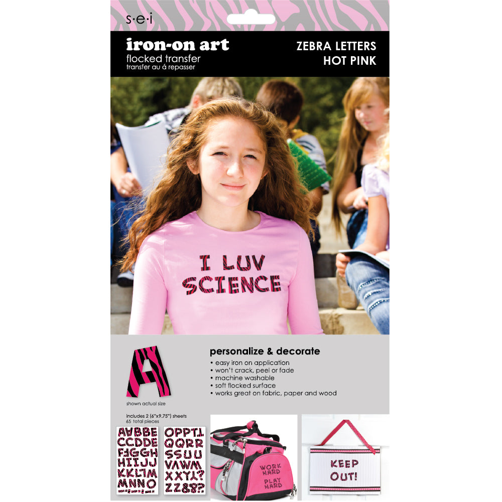 Hot Pink Zebra Paper