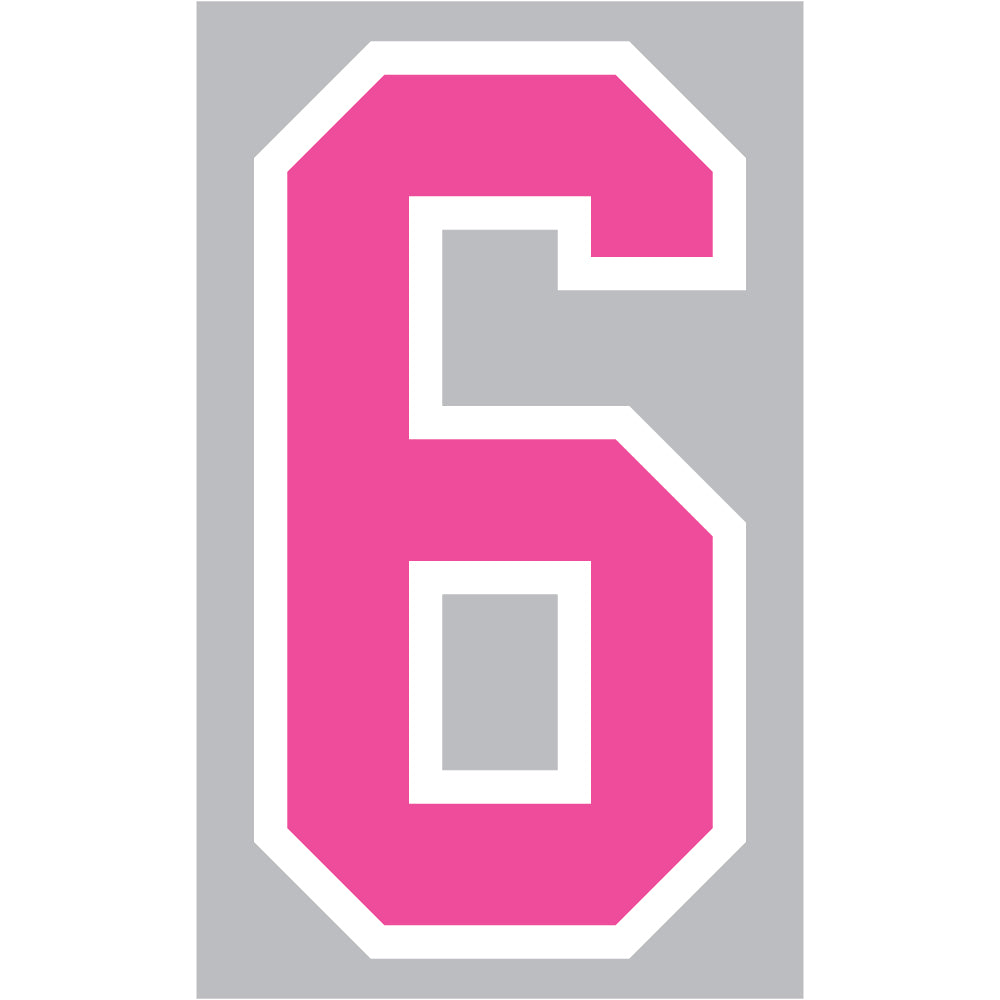 Pink Number 5 Clipart