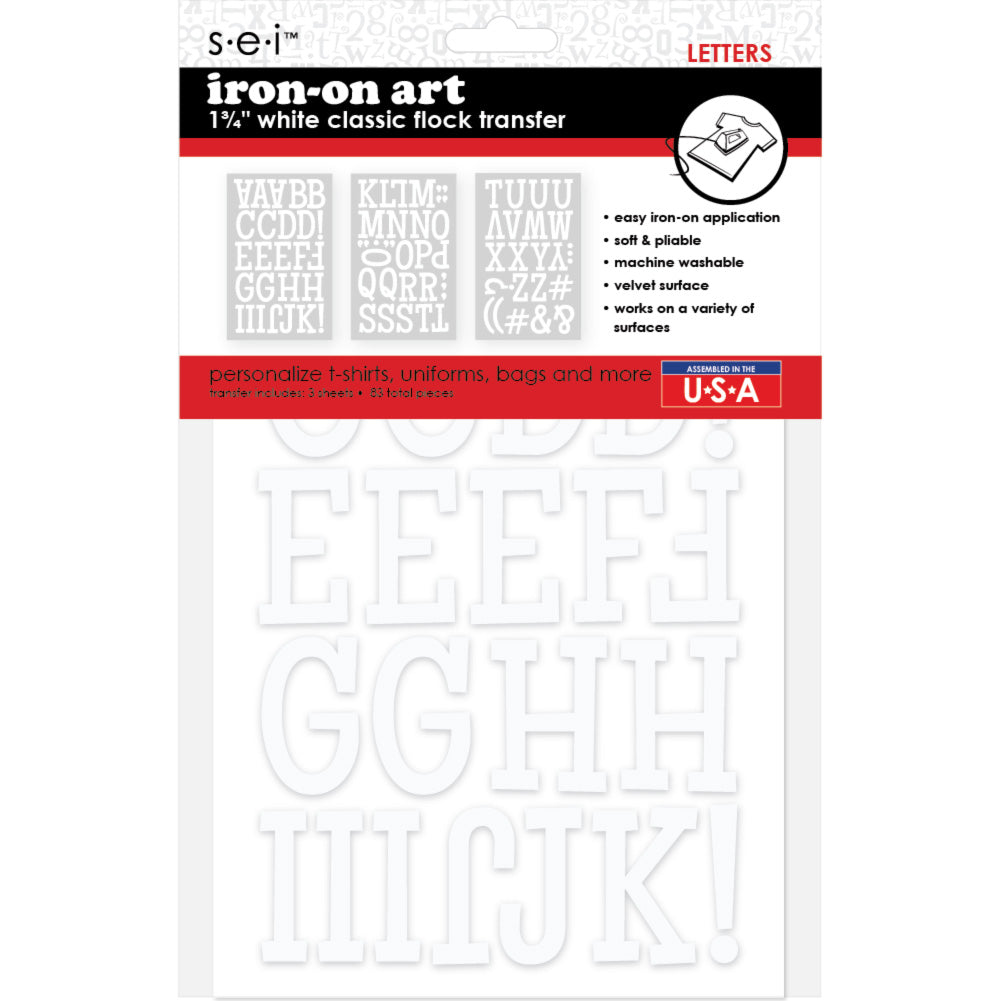 Iron-on Letters – SEI Crafts