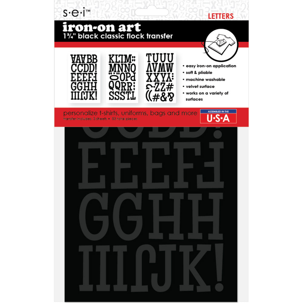 Iron-on Letters – SEI Crafts