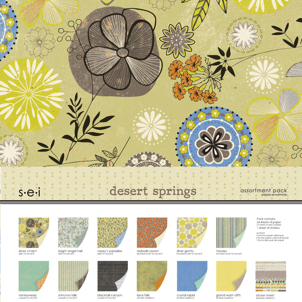 8-7099 Desert Springs Assortment Pack – SEI Crafts